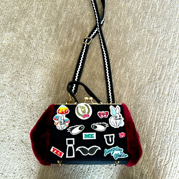 Irregular Choice | Bags | Irregular Choice Velcro Patch Velvet Kiss ...